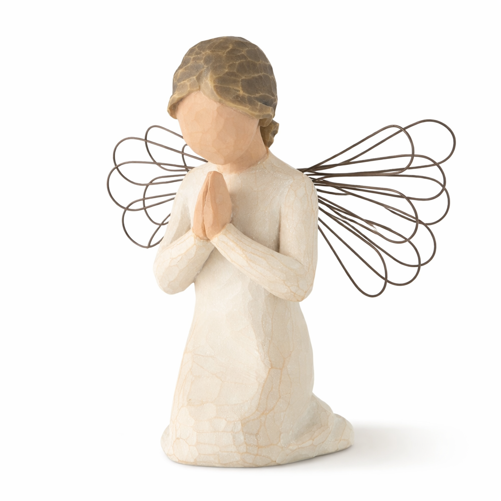 Angel of Prayer Willow Tree® by DEMDACO | Faith & Prayer Angel Figurine ...