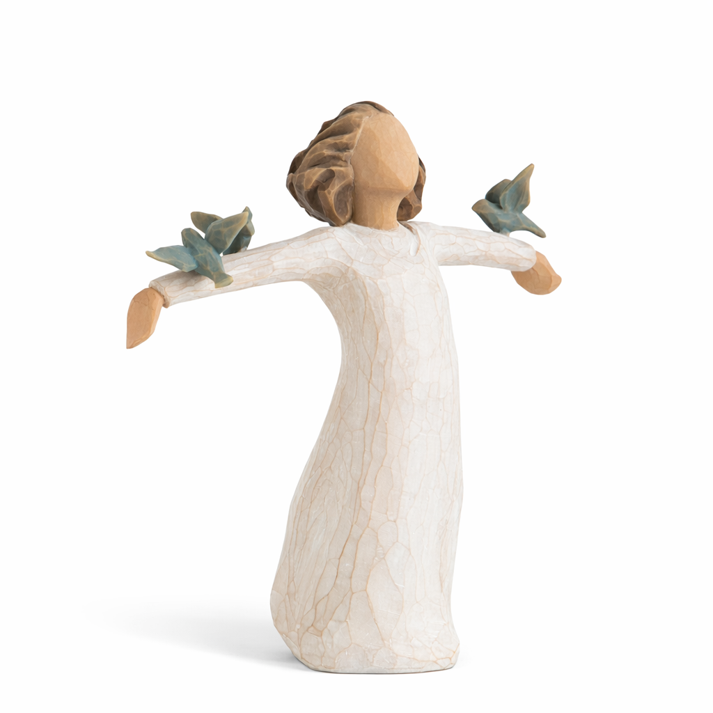 Willow Tree® Happiness Figurine with Bluebirds | Graduation ...
